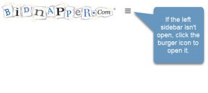 Your MY ACCOUNT Menu – Bidnapper